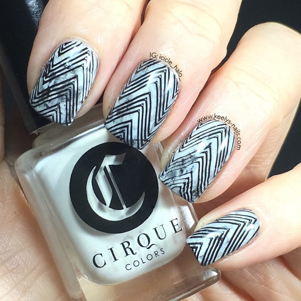 Frank Stella Nail Art Monochrome Lines Keely s Nails