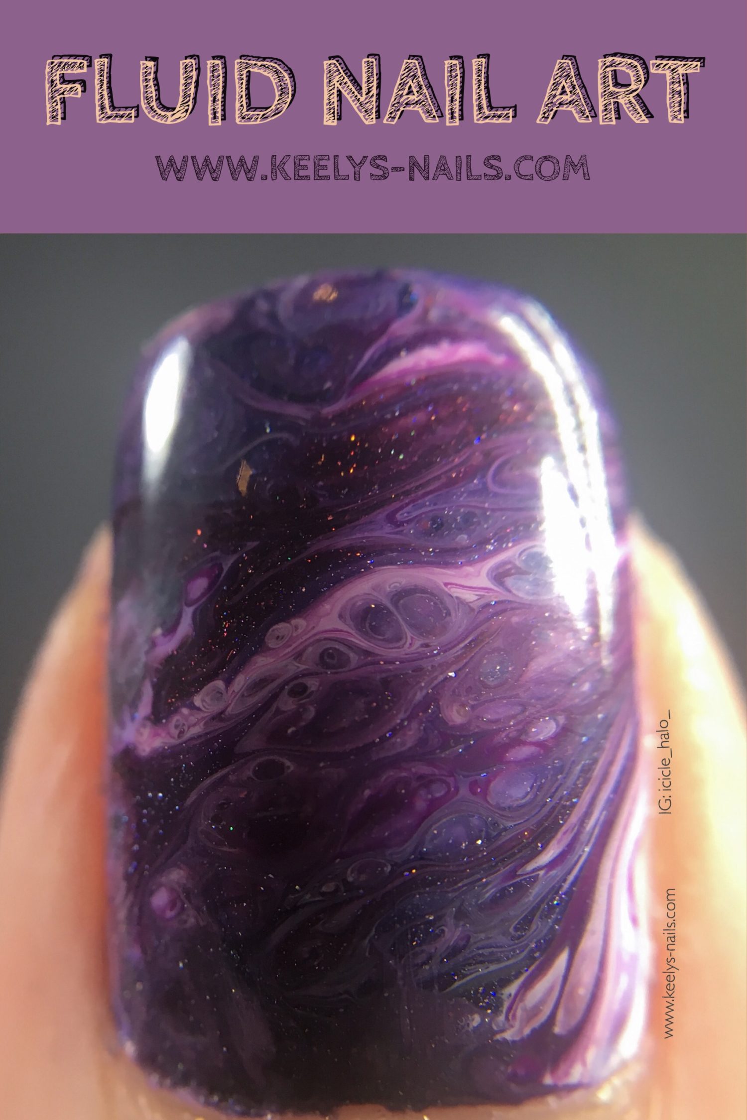Fluid nail art: Sinful Colors transforming top coats - Keely's Nails