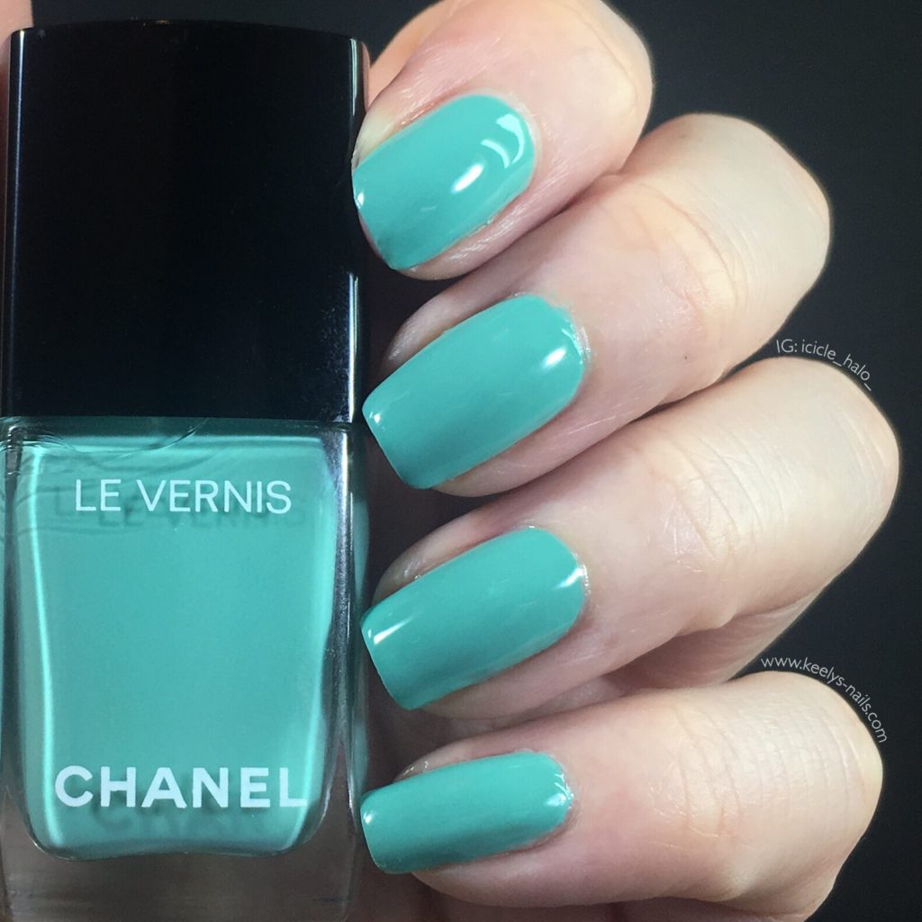 Chanel Verde Pastello swatch Neapolis Spring 2018 - Keely's Nails